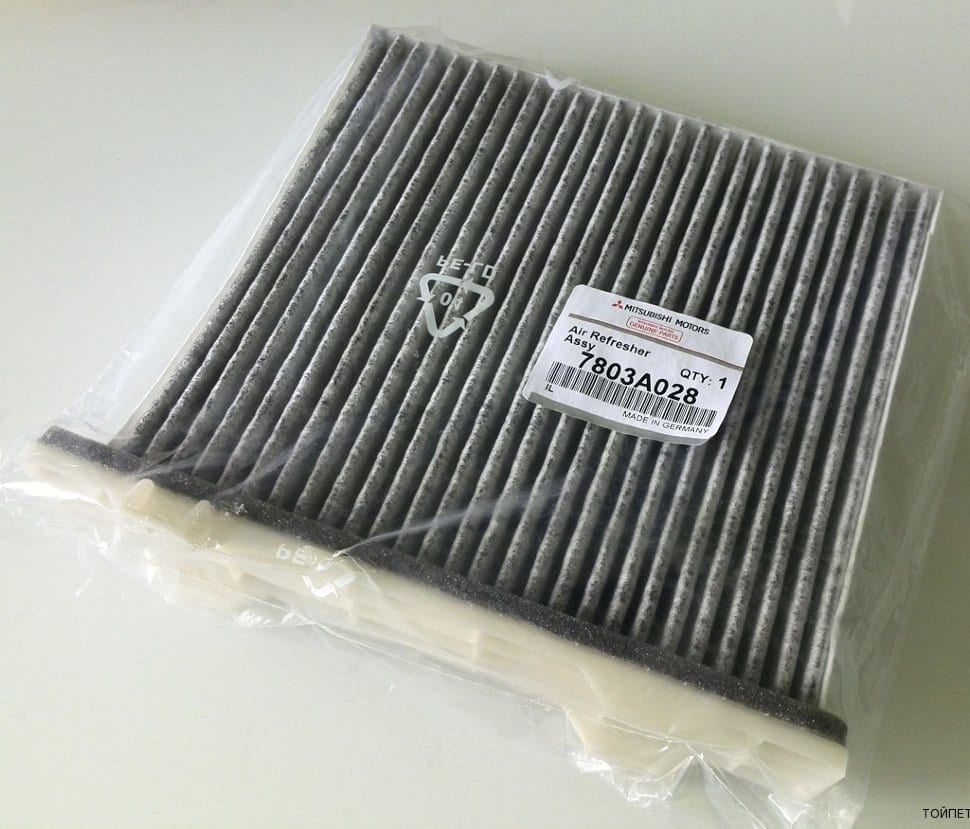 Підробні автозапчастини: фільтр салону Mitsubishi 7803A028 - Autogid.pro
