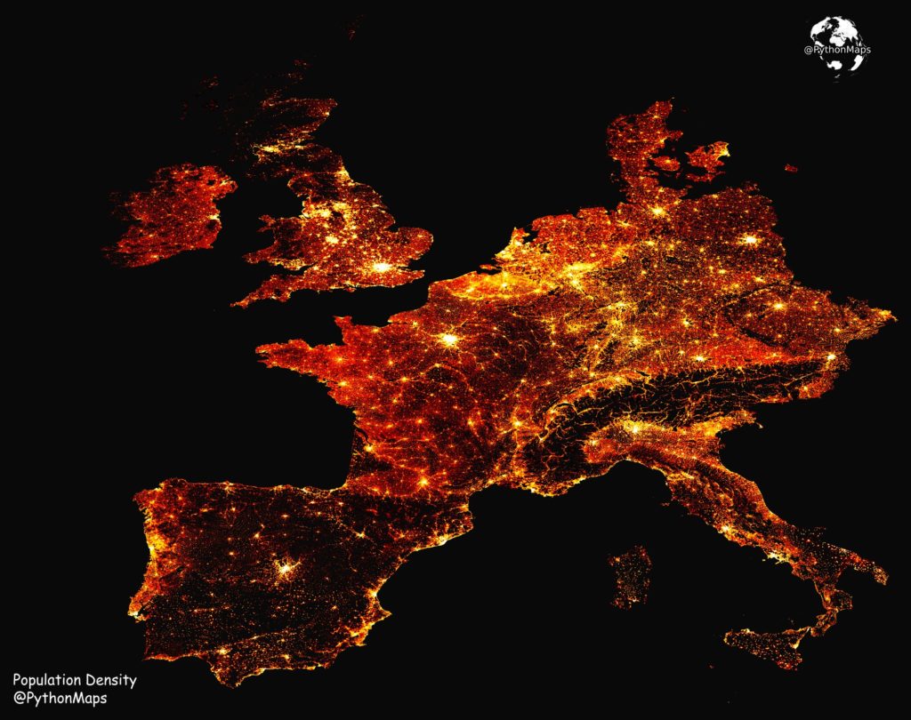 PythonMaps презентувала мапу зі всіма дорогами світу - Autogid.pro